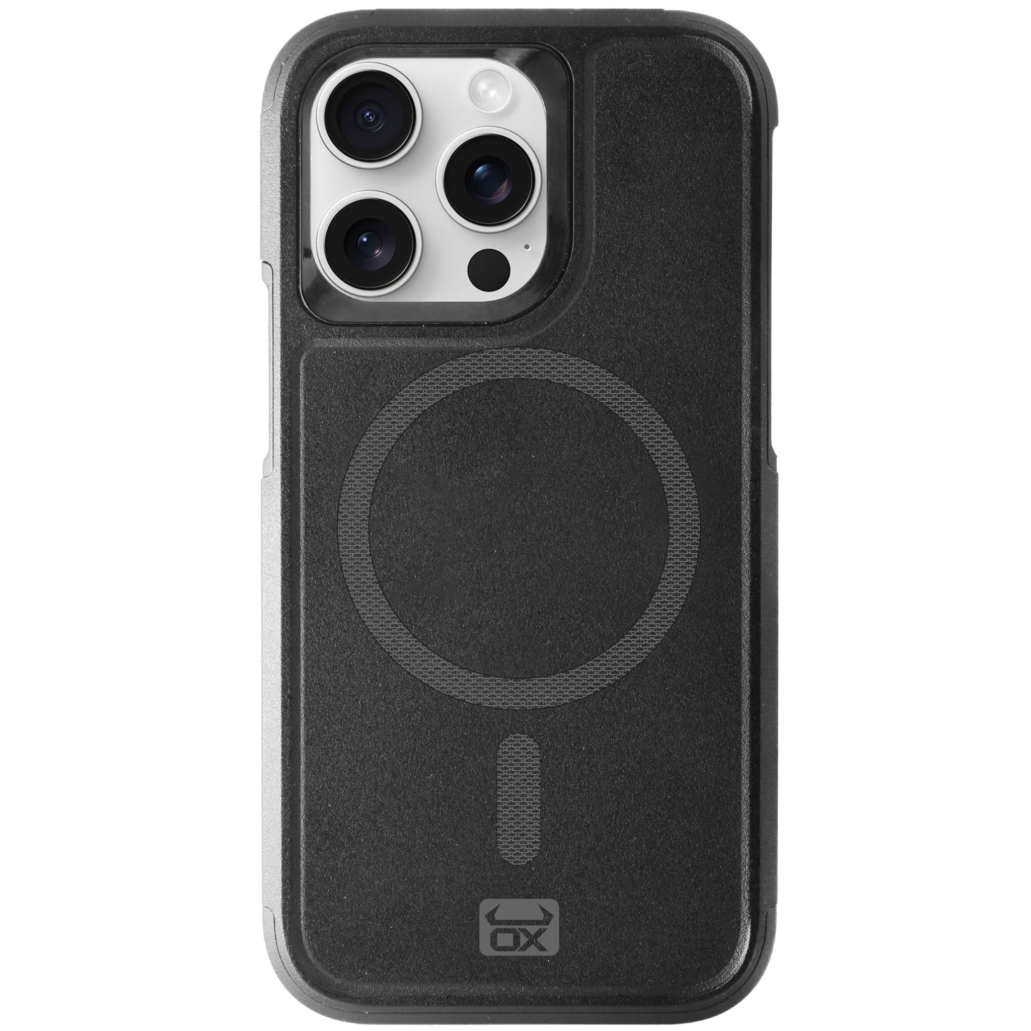 Ox Defender For iPhone 15 Pro Compatible with Magsafe® – Bear Black